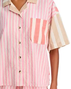 Echo Cassis Camp Shirt - Beach Pink