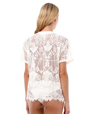 MALAI Lace Oversize T-shirt