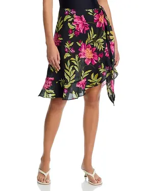 Kobi Halperin Marlo Skirt Swim Cover-up - Black Multi