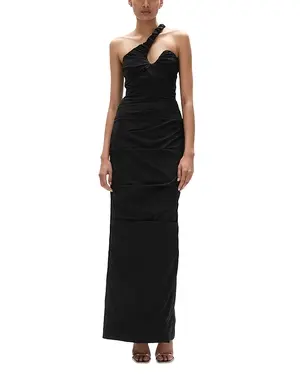 Rachel Gilbert Freda Ruched Gown
