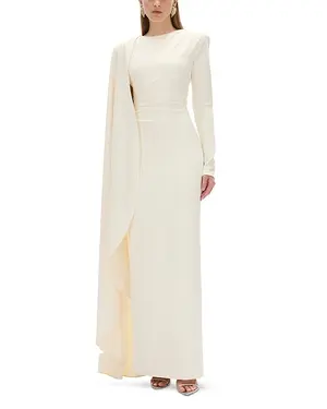 Rachel Gilbert Cape Effect Evening Dresses