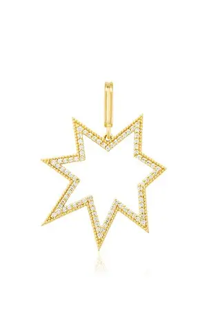 MAISON MELLERIO 18k Yellow L'etoile Diamond Charm - Gold