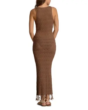 Elan Reversible Shell Trim Swim Cover Up Dress