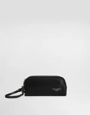 Dolce & Gabbana Tempesta Calfskin Necessaire - Black
