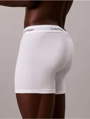 Calvin Klein Icon Cotton Stretch 7-pack Boxer Brief - White W/ White Wb