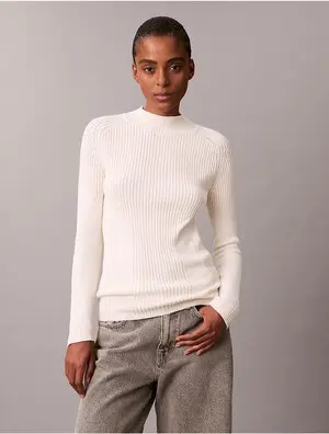 Calvin Klein Mock Neck Sweaters For Women