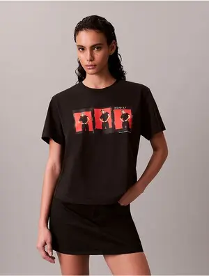 Calvin Klein Kate Moss Graphic Boxy T-shirt