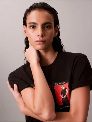 Calvin Klein Kate Moss Graphic Boxy T-shirt
