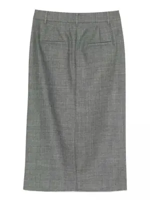 Tibi Midi Skirt With Back Slit