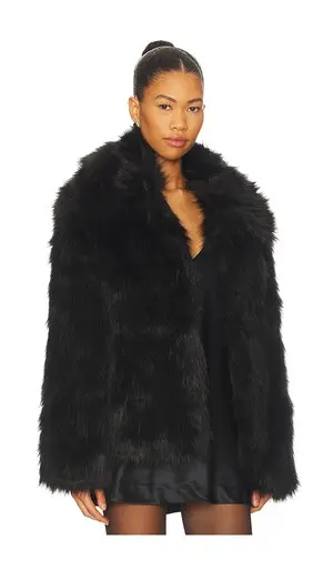 Superdown Faux Fur Coat