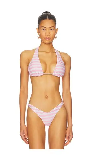 POST SWIM Lolo Halter Bikini Top - Hope Lines