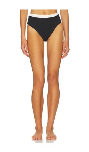 L*Space Misha Bikini Bottom - Black & Cream
