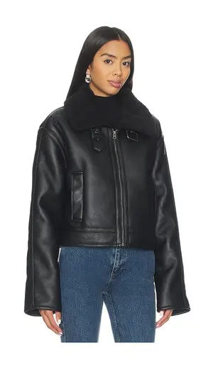 Superdown Lucinda Faux Leather Jacket