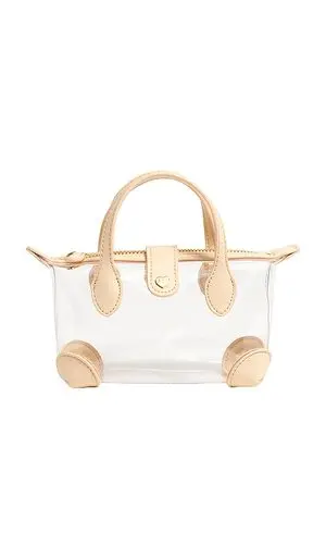 Stoney Clover Lane Clear Pouchette Crossbody Bag - Sand