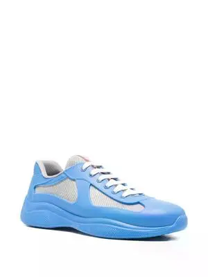 Prada 25mm America's Cup Sneakers - Blue