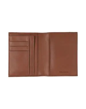PIQUADRO Document Holder Tan Cow Leather - Brown