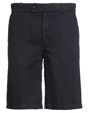 Eleventy Cotton Twill Mid Rise Shorts - Navy