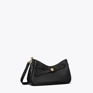 Tory Burch Romy Zip Top Crossbody - Black