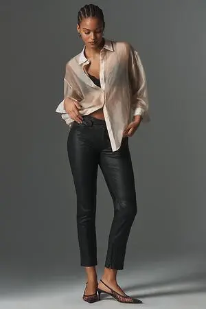 PILCRO Rococo Leather Skinny Pants