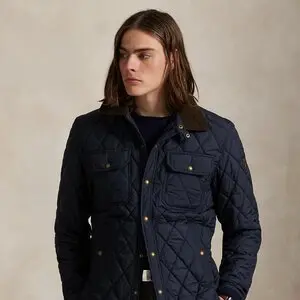 Ralph Lauren The Beaton Quilted Shacket - College Navy