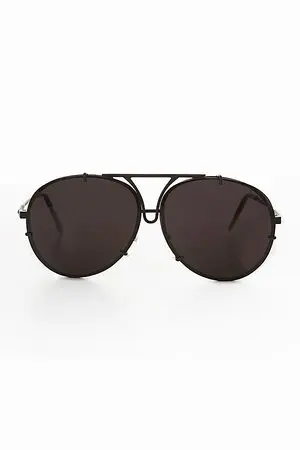 SUNGLASS MUSEUM Vintage Vossie Sunglasses Selected By - Black
