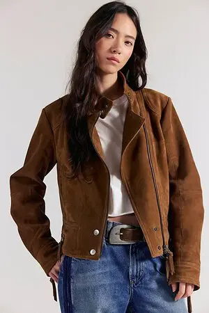 Free People We The Free Circe Suede Jacket