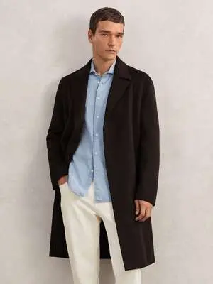 Reiss Notched Lapel Coats For Men