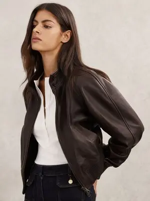 Reiss Zip Up Outerwear For Women