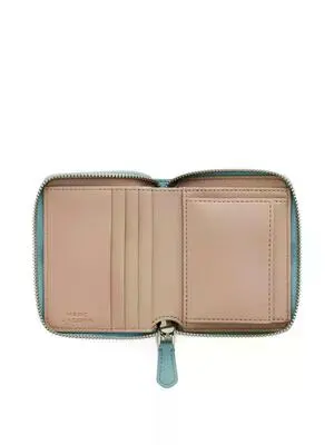 Marc Jacobs Zip Leather Wallet - Blue