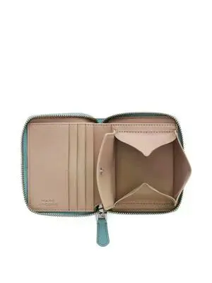 Marc Jacobs Zip Leather Wallet - Blue