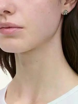 Marc Jacobs Daisy Balloon Stud Earrings - Silver