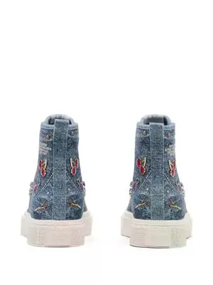 Marc Jacobs Charms Denim High-top Sneakers