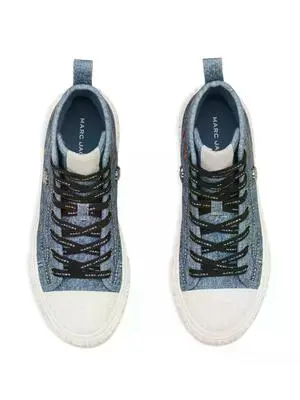 Marc Jacobs Charms Denim High-top Sneakers