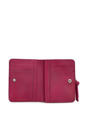 Marc Jacobs Logo-plaque Leather Wallet - Pink