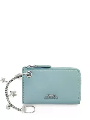 Marc Jacobs The Coin Purse Zip Leather Wallet Blue