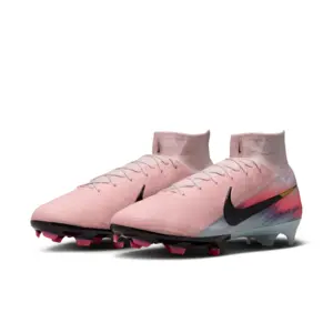 Nike United Mercurial Superfly Elite Firm-ground High-top Soccer Cleats - Pink