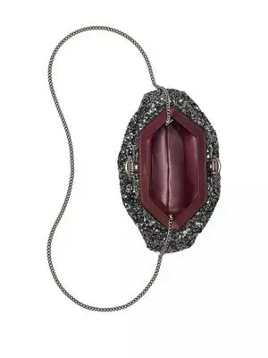 Marc Jacobs Sequin-embellished Clutch With Chain Strap