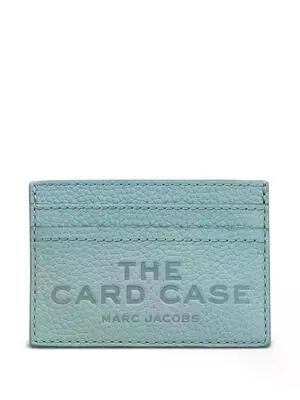 Marc Jacobs The Card Embossed-logo Card Holder - Blue