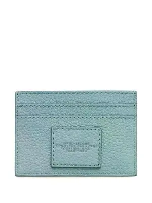 Marc Jacobs The Card Embossed-logo Card Holder - Blue