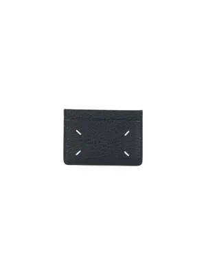 MAISON MARGIELA Four Stitches" Card Holder - Black