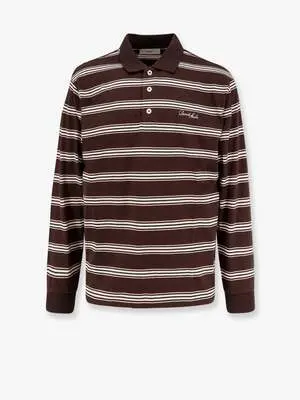 DUNST Striped Cotton Polo Shirt