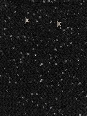 GOLDEN GOOSE Melyssa Sleeveless Sequined Sweater - Black