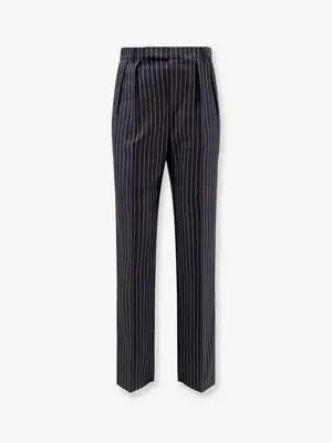 Celine Pinstriped Wool Trousers