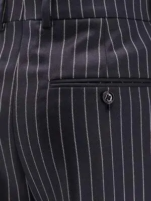 Celine Pinstriped Wool Trousers