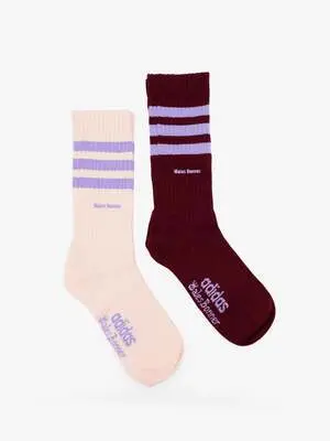 WALES BONNER X ADIDAS Twopack Cotton-blend Socks - Multicolor