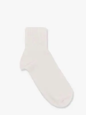 Celine Cotton Socks - White