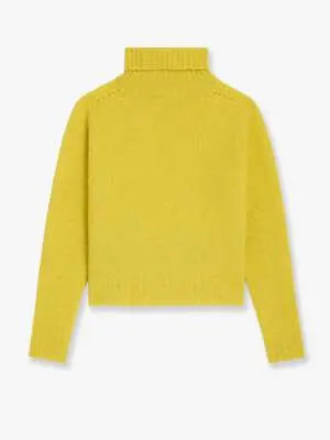 Celine Wool Turtleneck With Triomphe Embroidery