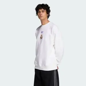 Adidas Real Madrid Lfstlr Crew Sweatshirt