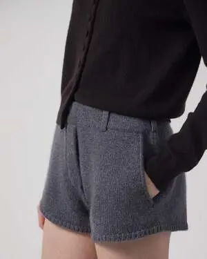 LISA YANG Annora Cashmere Shorts - Granit