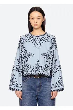Sea Frances Embroidered Top